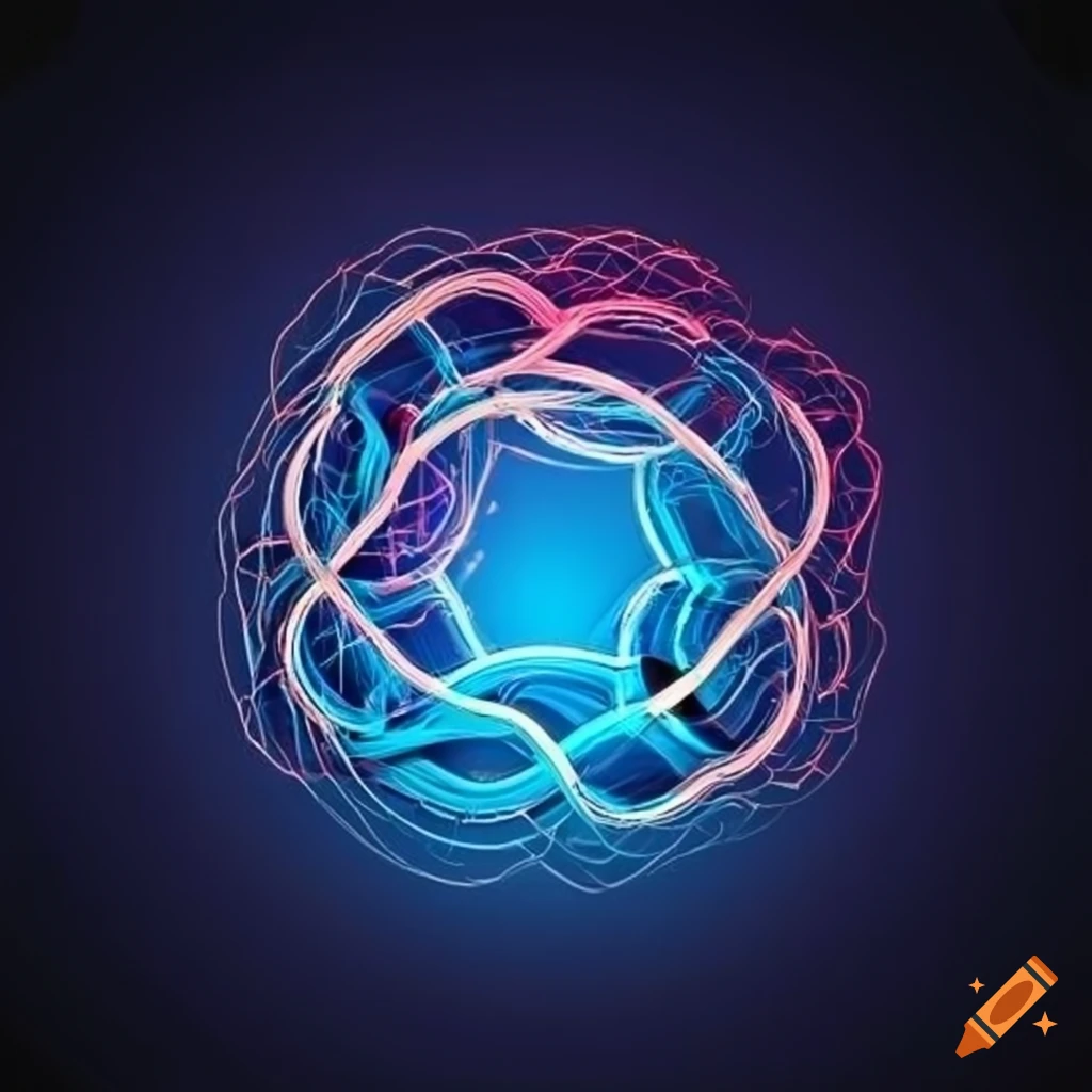 Clean and modern logo with interconnected links forming an abstract ...