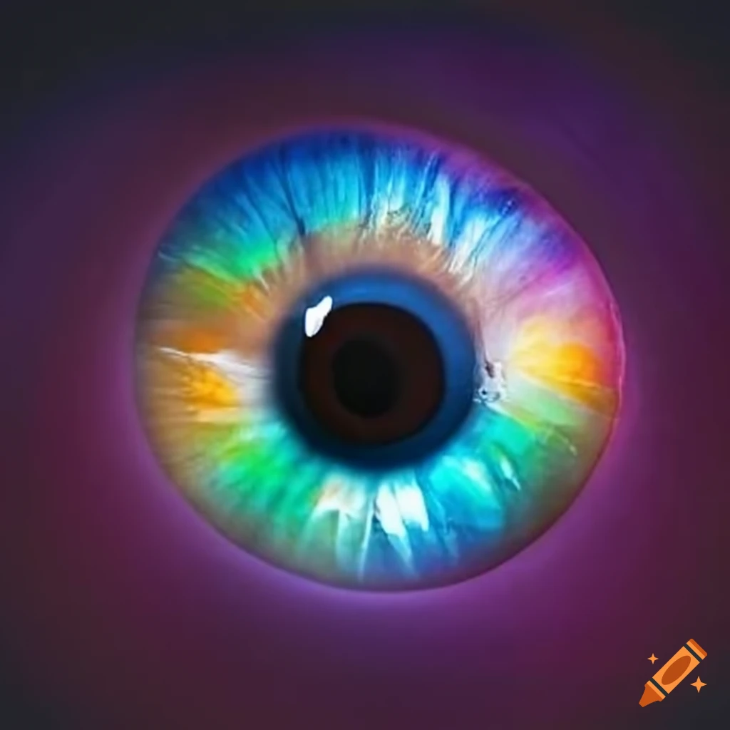 Bright cream eye texture on Craiyon