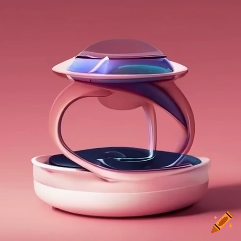 Futuristic device creating instant delicious dishes on Craiyon