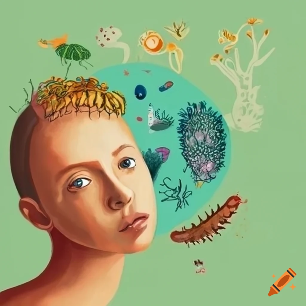 Poster on biodiversity and human well-being on Craiyon