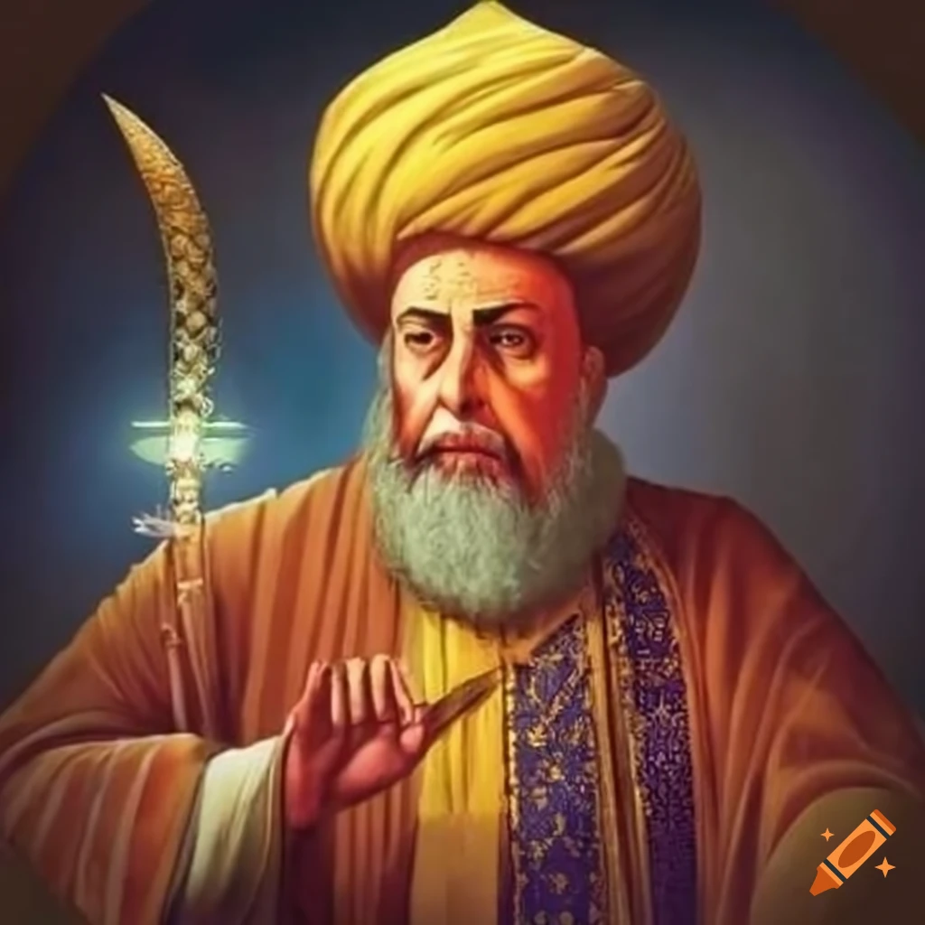 Portrait Of King Suleman A Wise And Powerful Ruler On Craiyon