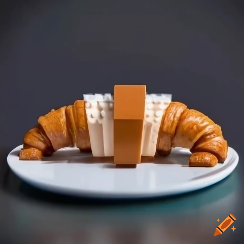 Buffalo made of croissant on Craiyon