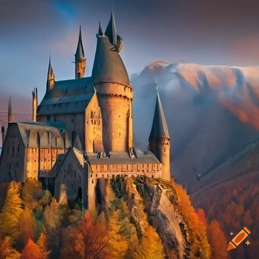 Hogwarts castle in autumn on Craiyon