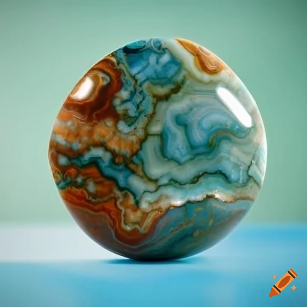 Ocean jasper stone on Craiyon