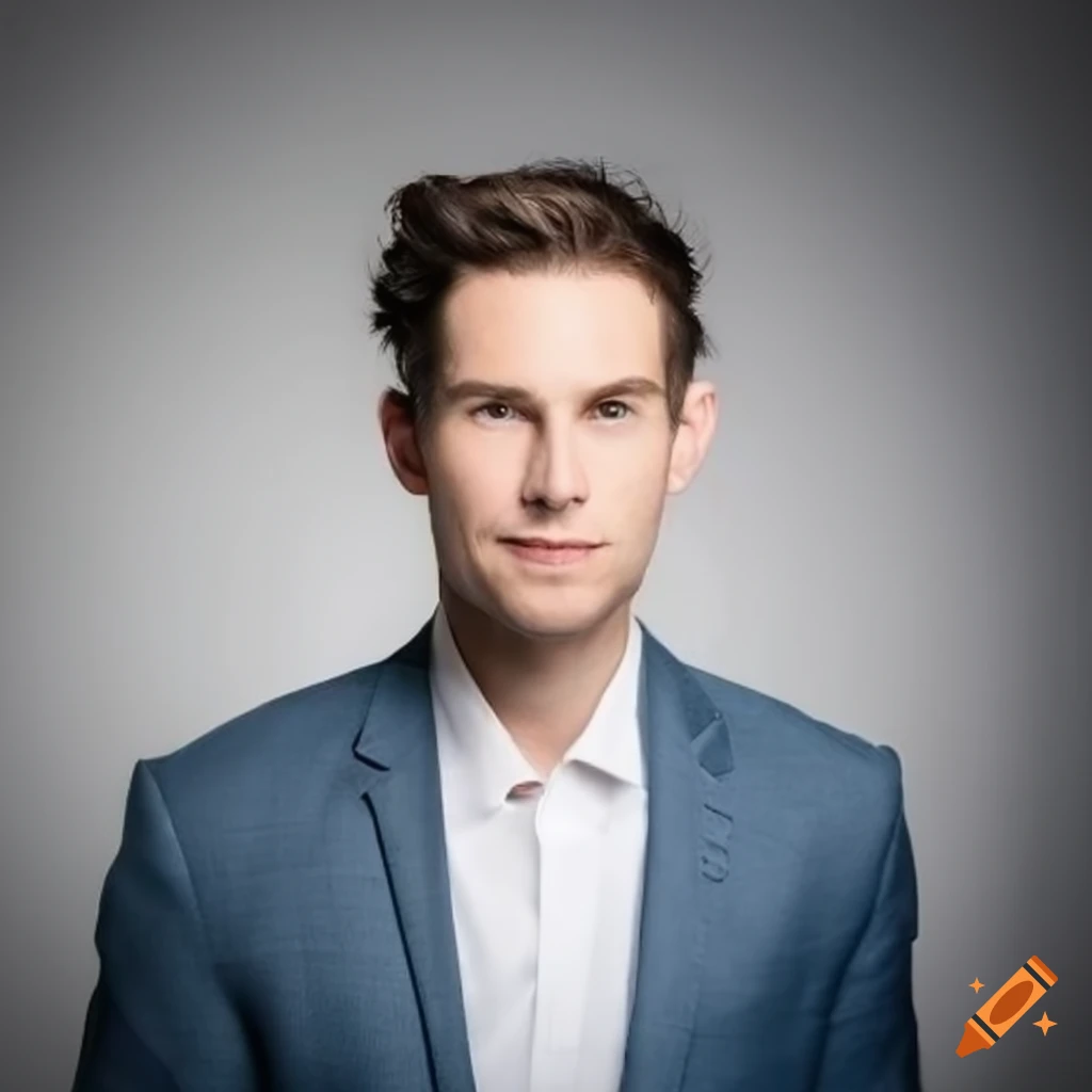 Professional headshot of a man on Craiyon