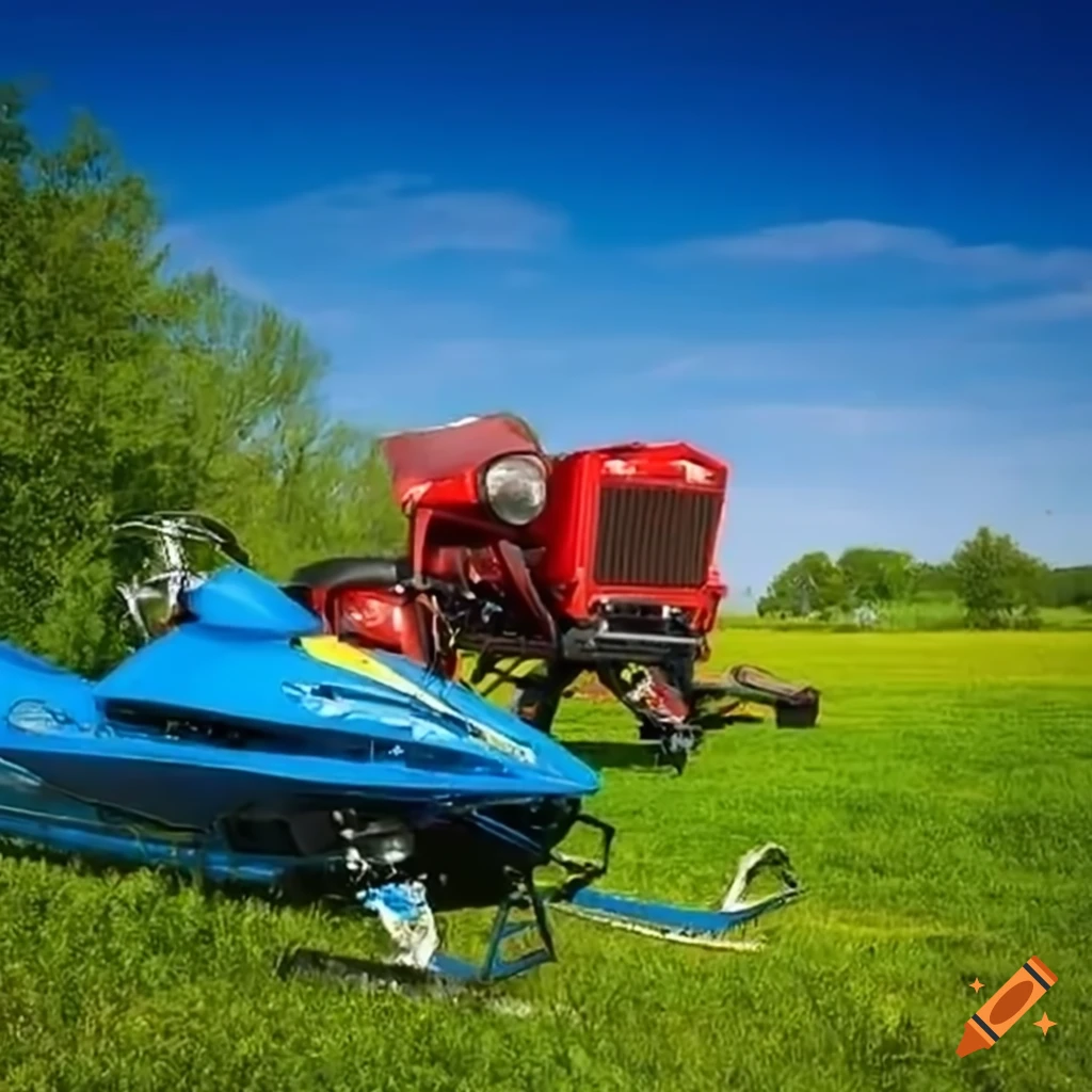 Tractor images created on Craiyon