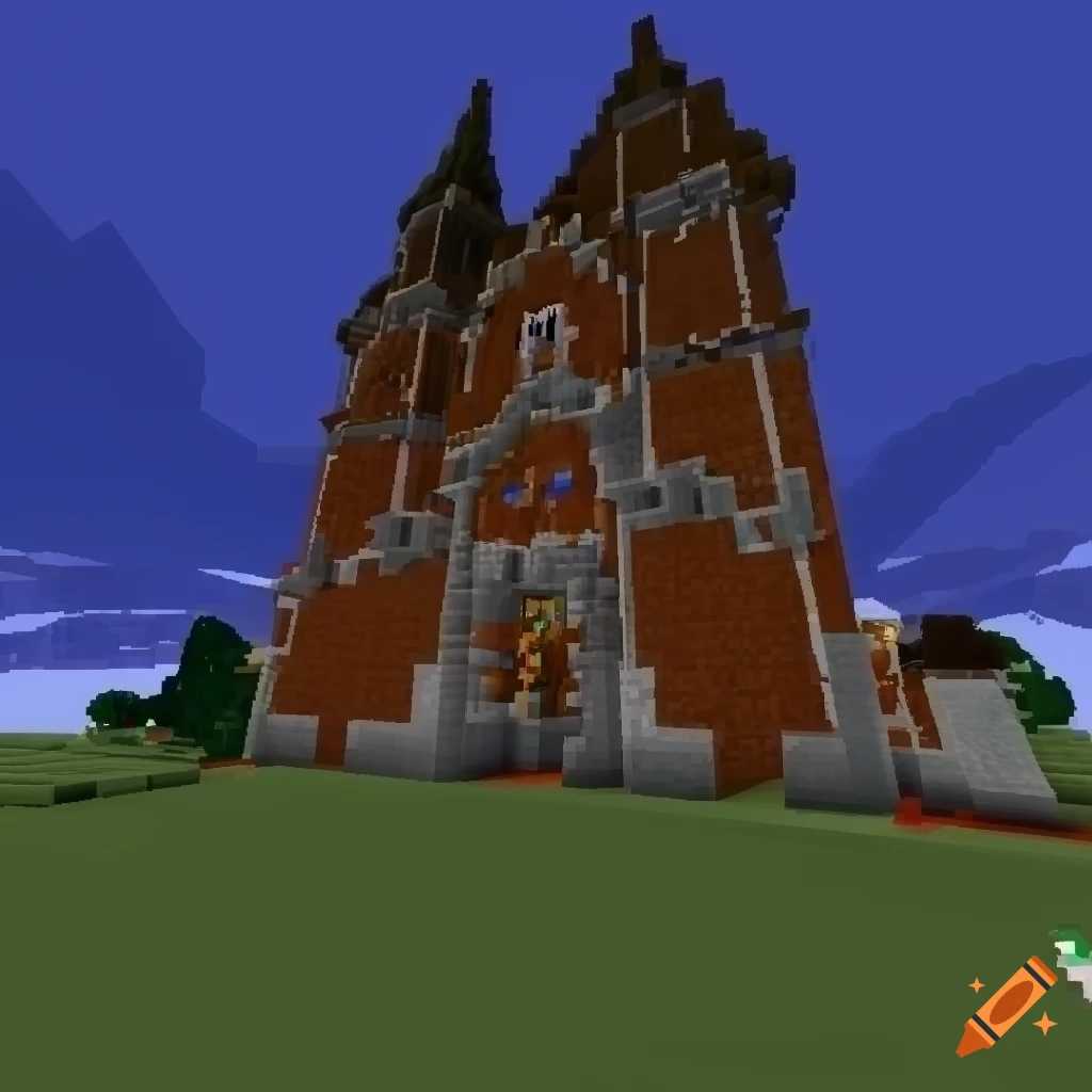 Minecraft gg server logo on Craiyon