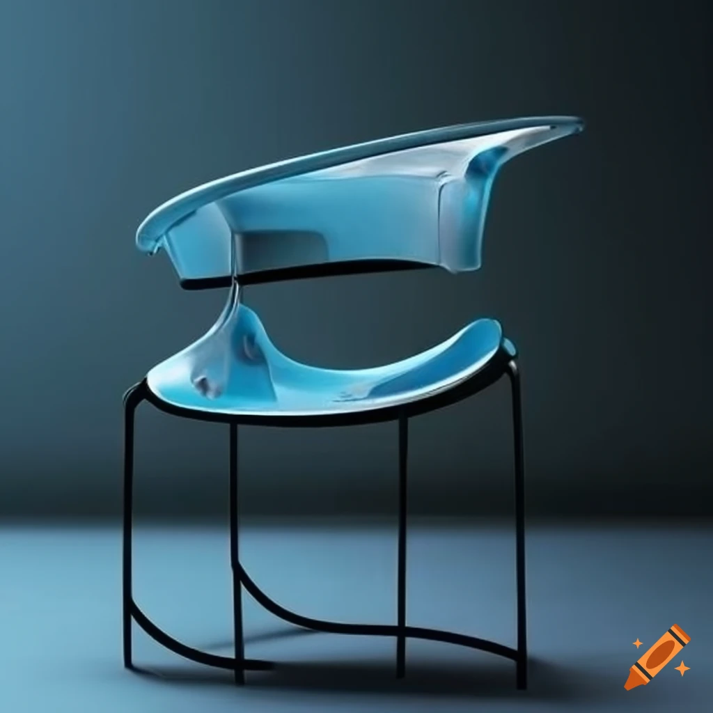 Sleek hovering chair with futuristic magnetic design on Craiyon