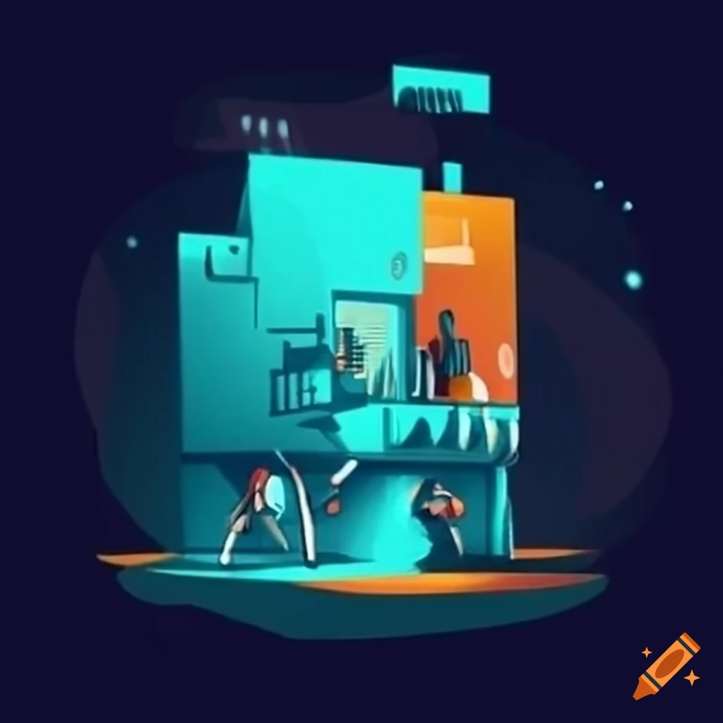 Stunning naive style artwork of electricity and thunder on Craiyon