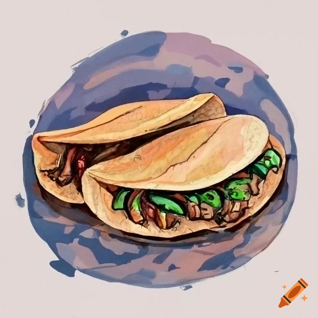 Happy tacos on Craiyon