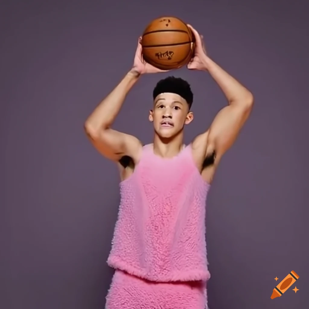 NBA player dunking in pink jersey against opponent in pink pajamas on ...