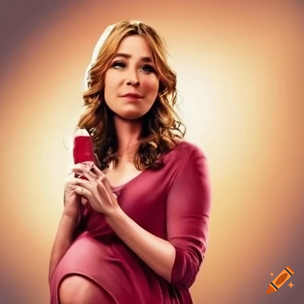 Image of pregnant penny from the big bang theory