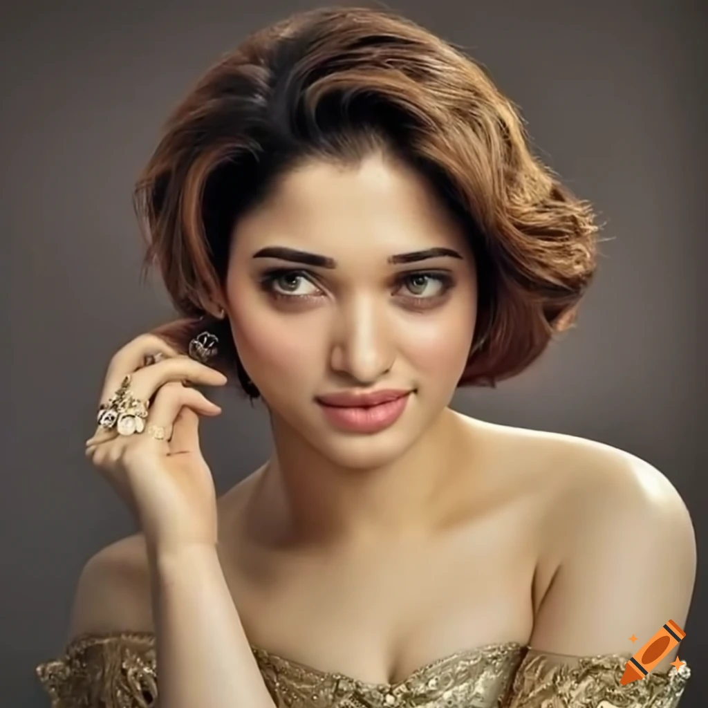 Actress tamanna as wonder woman on Craiyon