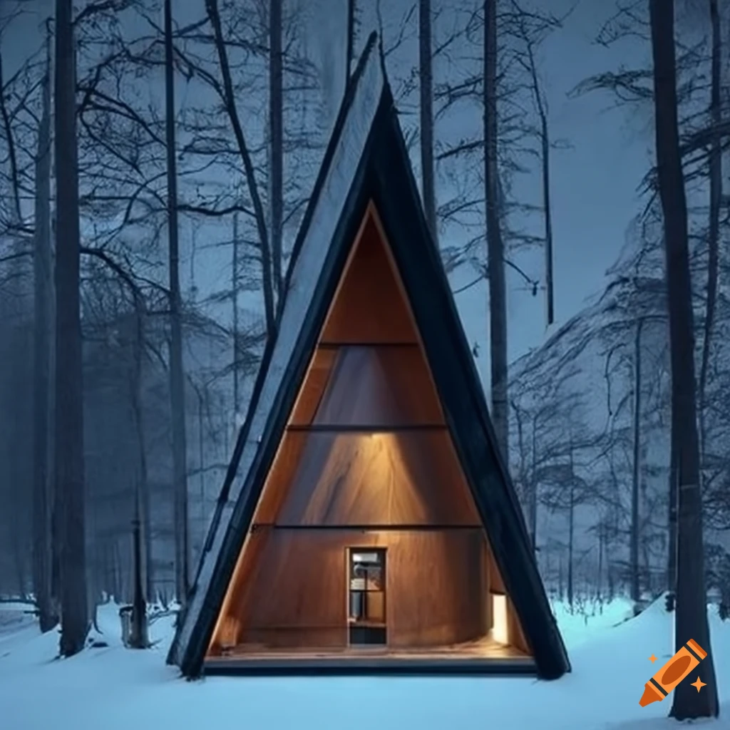 Sophisticated nordic minimalism cabin architecture on Craiyon