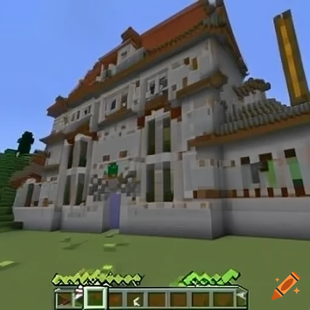 Generated minecraft worlds on Craiyon