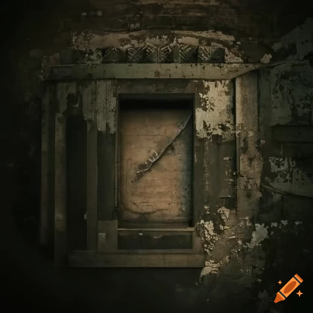 Aerial view of an abandoned world war 2 bunker on Craiyon