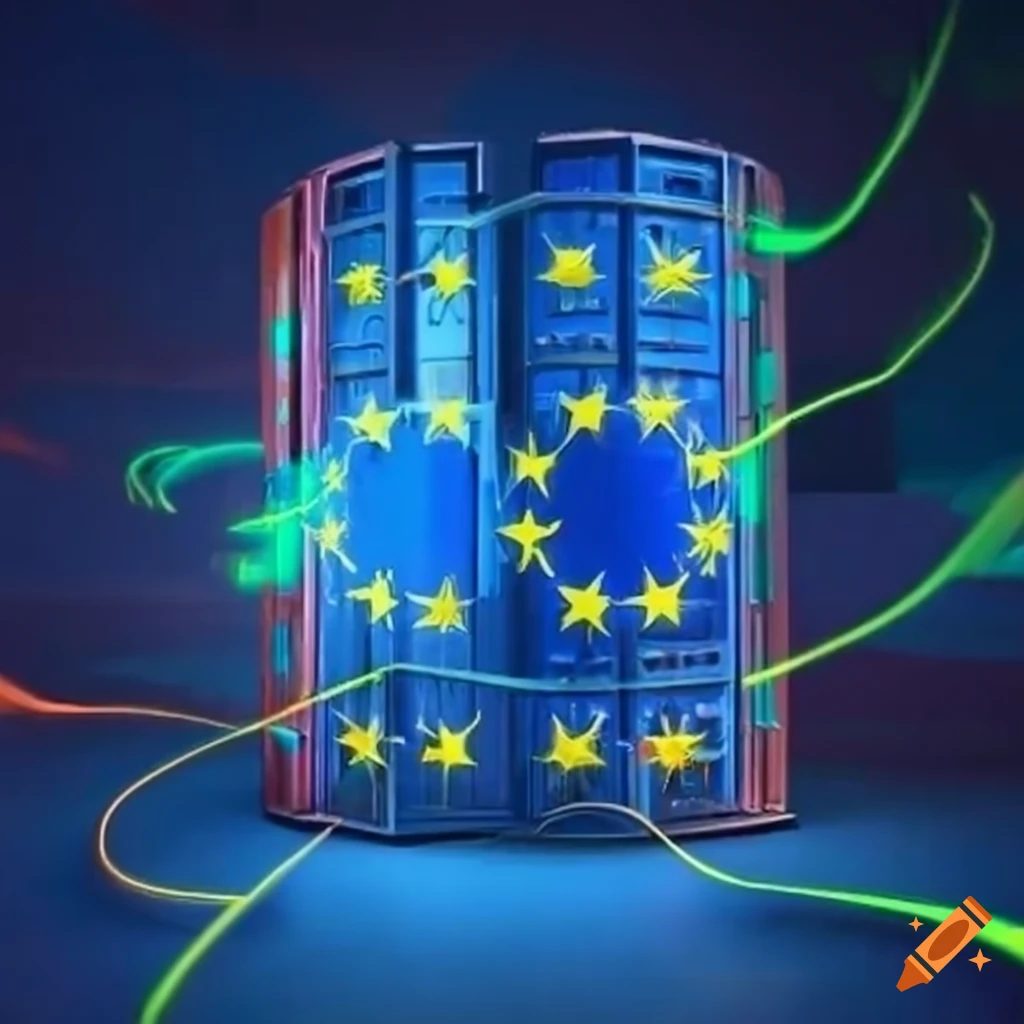 Celebration of eu servers on Craiyon