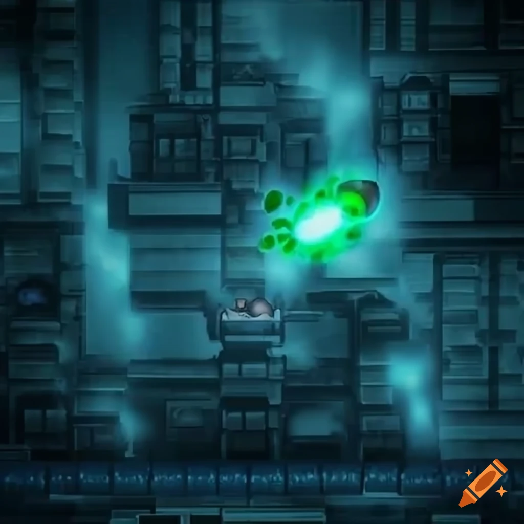 Realistic background of 2d game super metroid on Craiyon