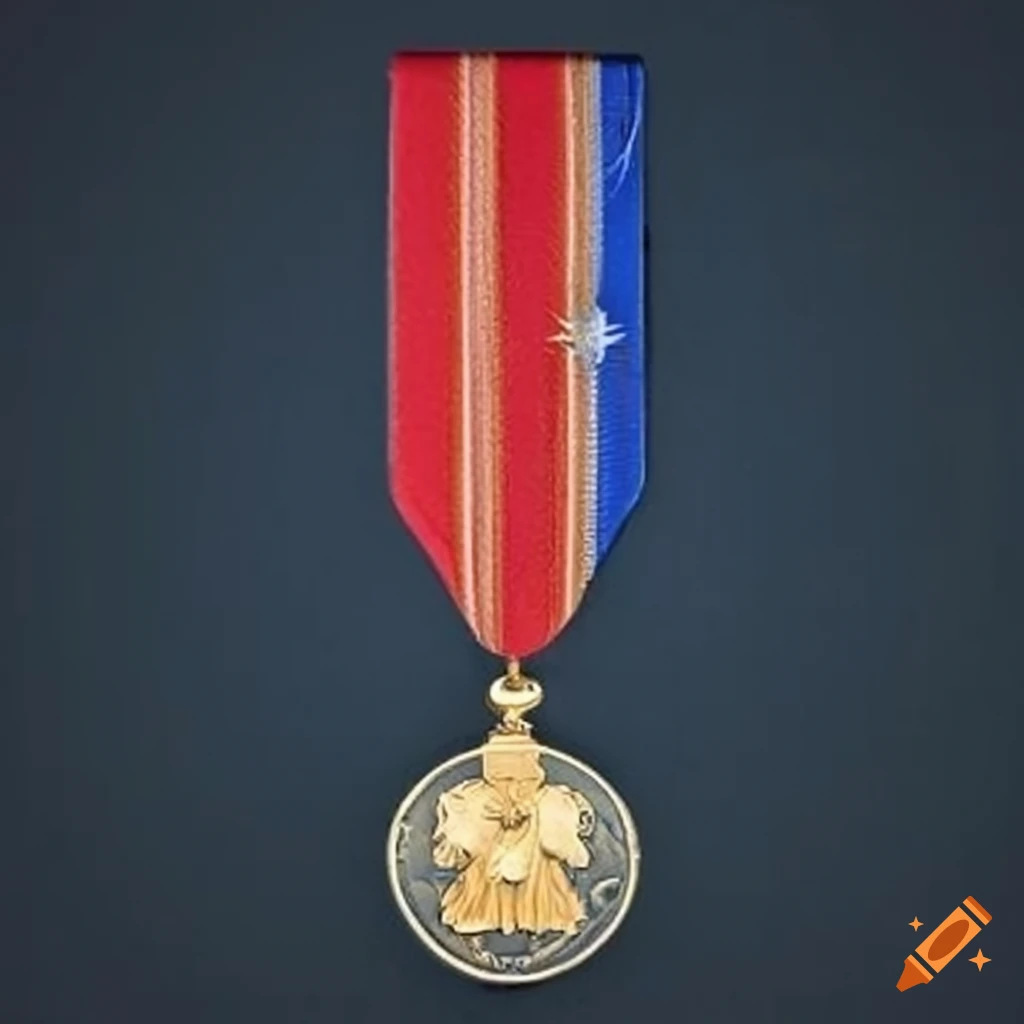 Military medal for space combat skills on Craiyon