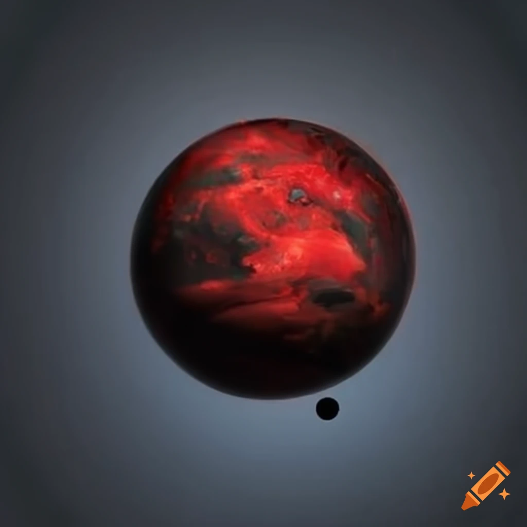 Half planet with little erupstion holes on Craiyon