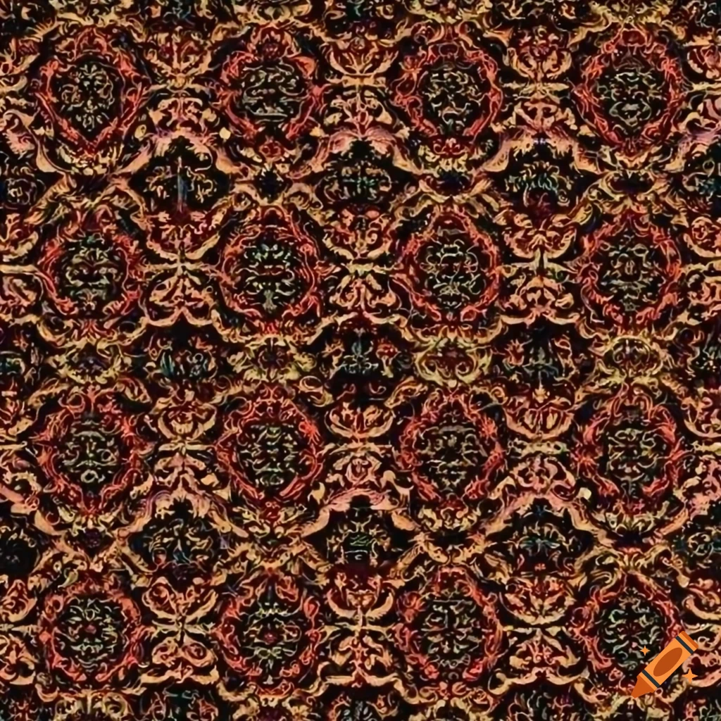 Intricate chinese pattern design on Craiyon