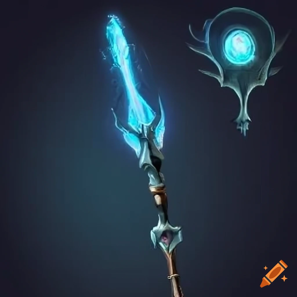 Mythic staff on Craiyon