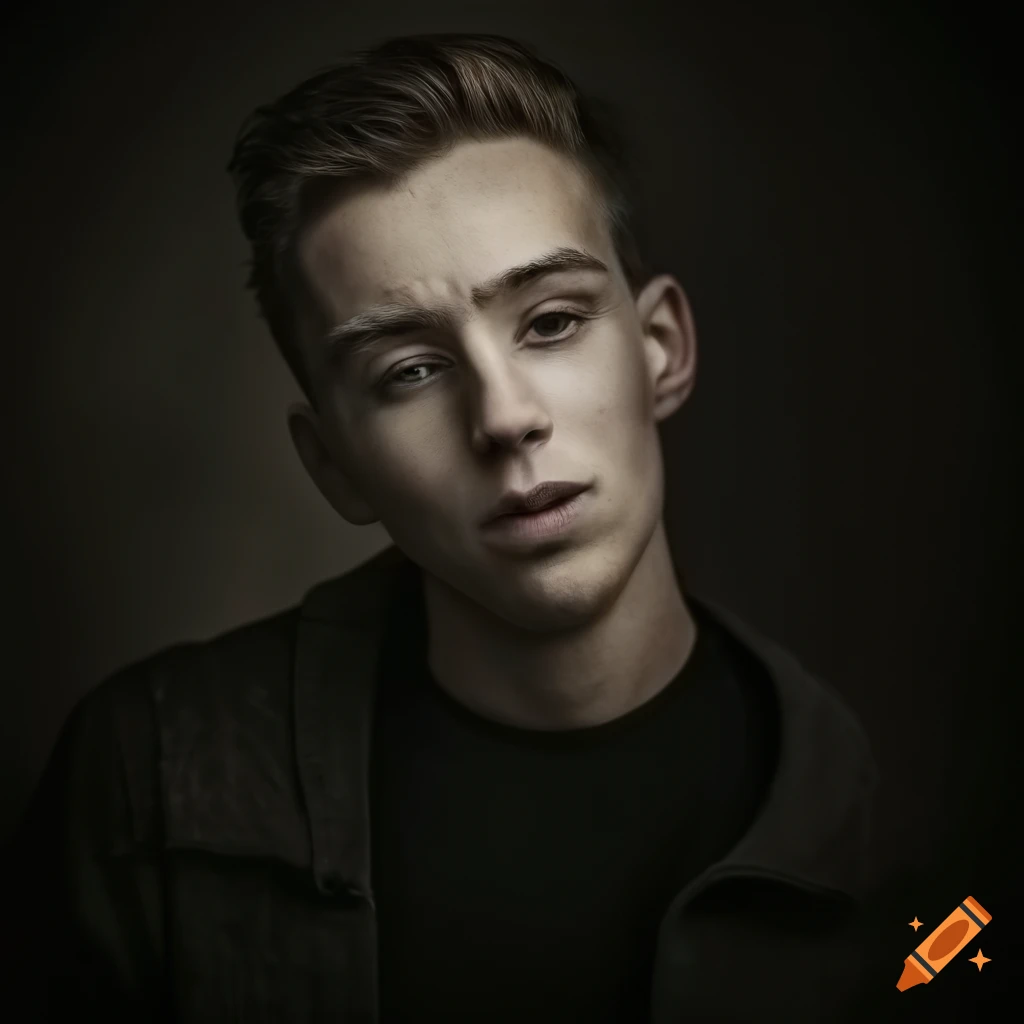 Portrait photo of a person on Craiyon