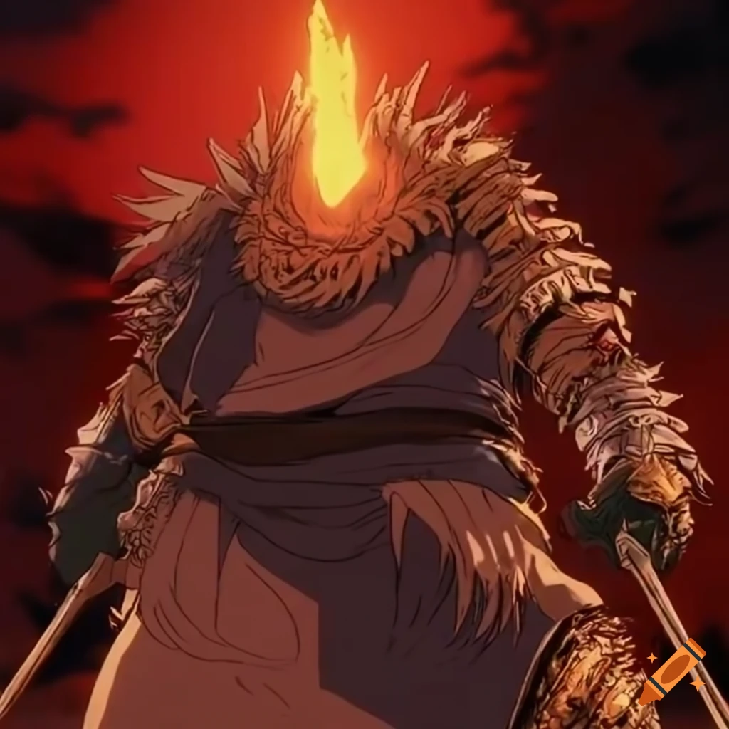 Character artwork from elden ring on Craiyon