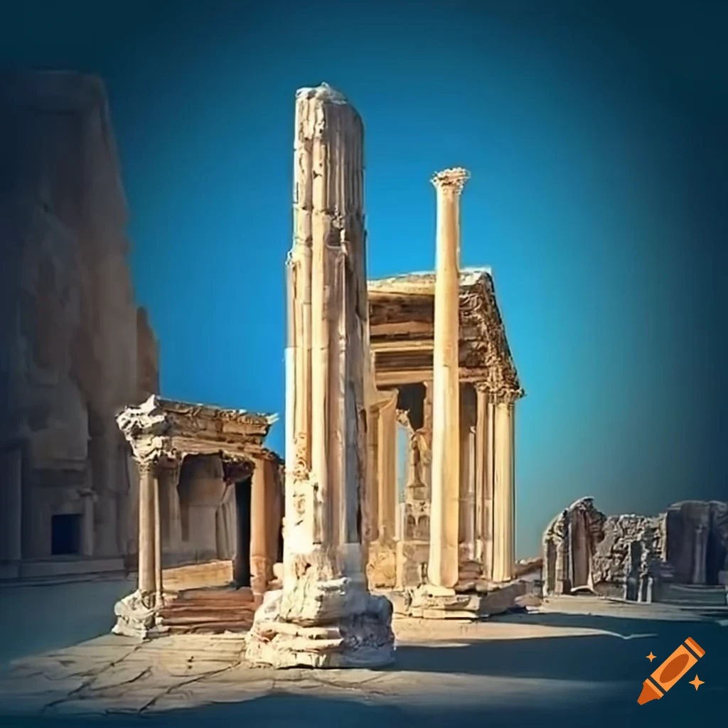 The temple of artemis at ephesus on Craiyon