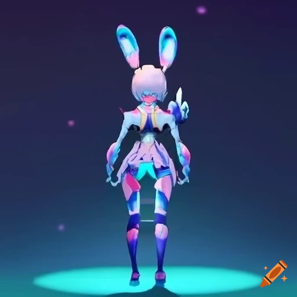 Final fantasy bunny mage on Craiyon