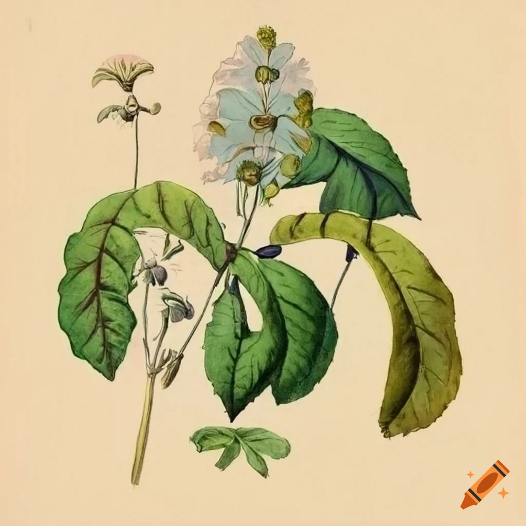 Vintage botanical art on Craiyon