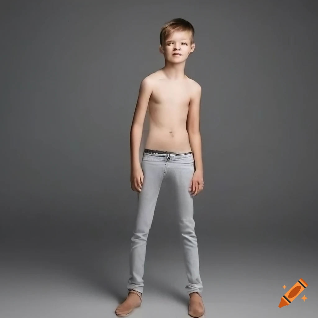 Image Of A Stylish Skinny Teenager In Pants On Craiyon