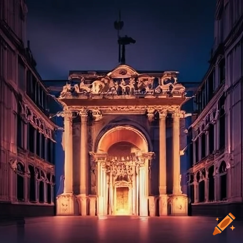 Photo of roman architecture on Craiyon