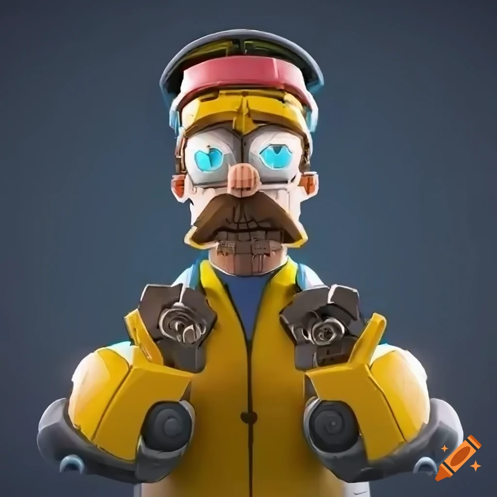 Ultra detailed mecha transformer of ned flanders