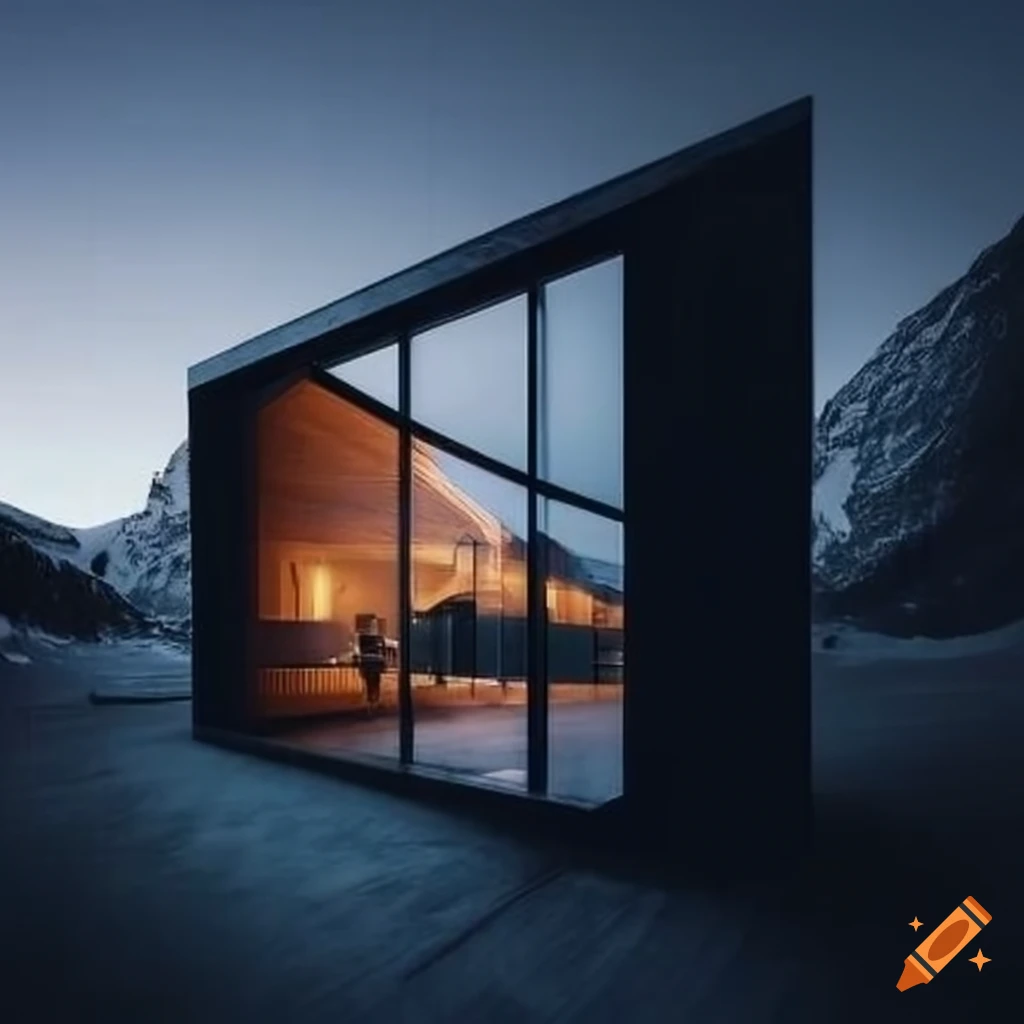 Minimalist architecture in norway