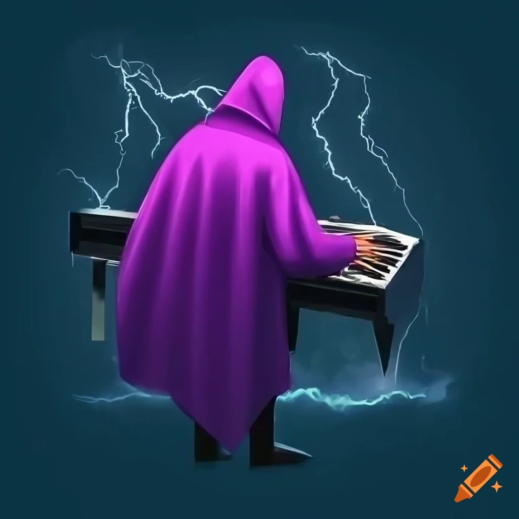 Desert landscape with a boy playing violin on Craiyon