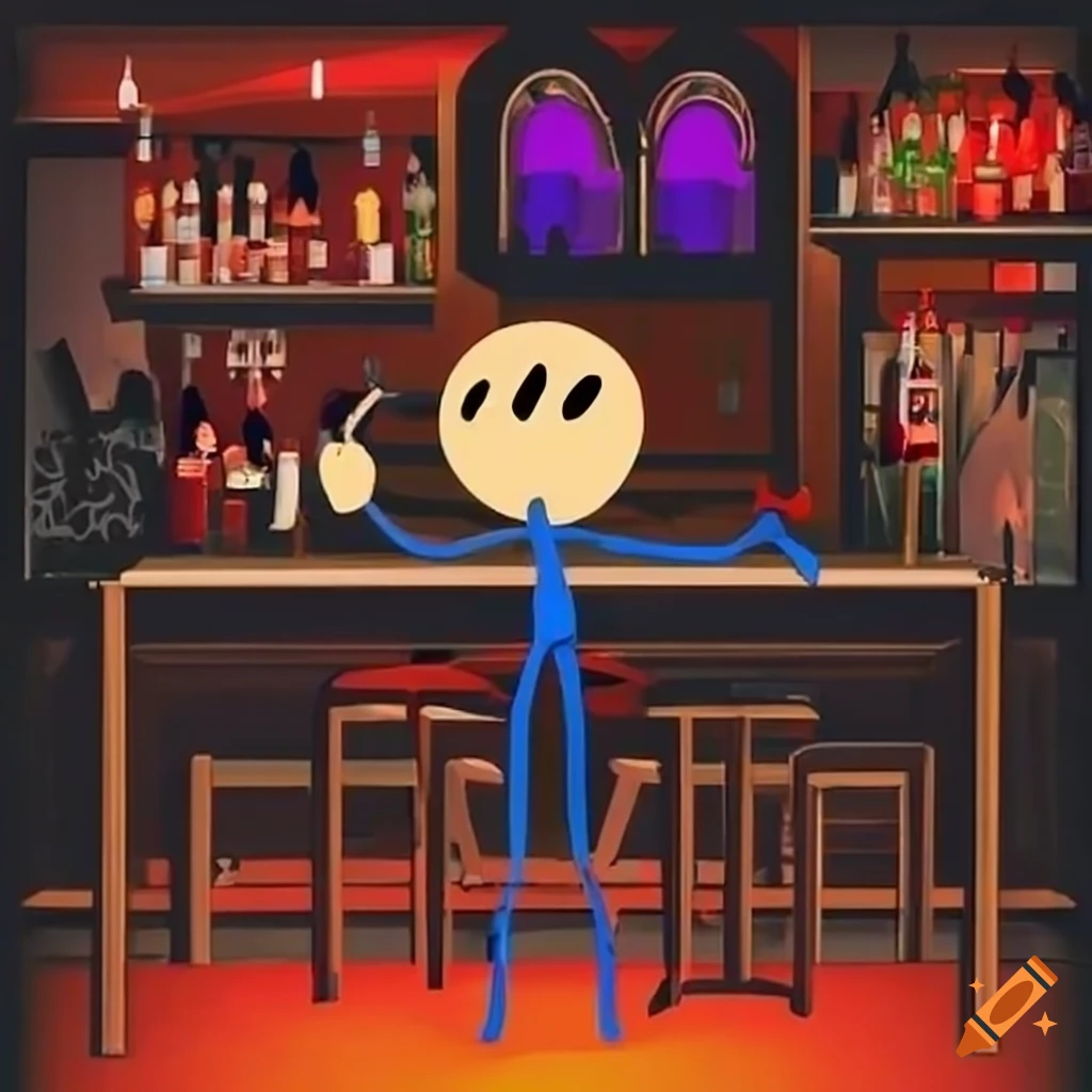 Bar images created on Craiyon