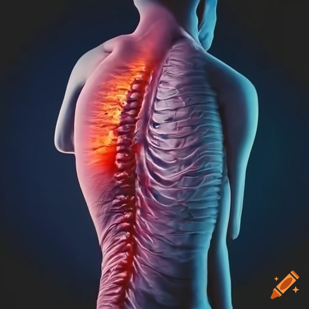 Illustration representing ankylosing spondylitis
