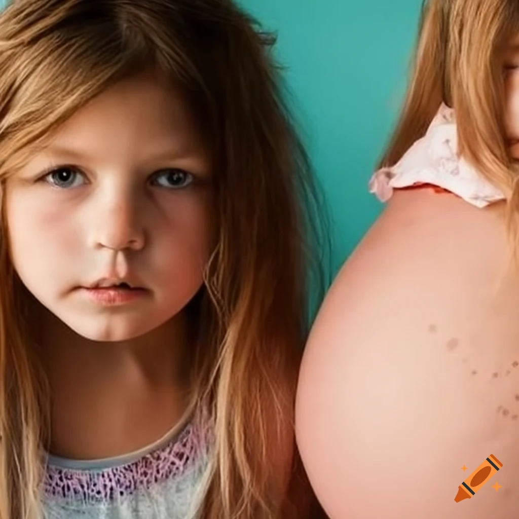 Portrait of preteen girls