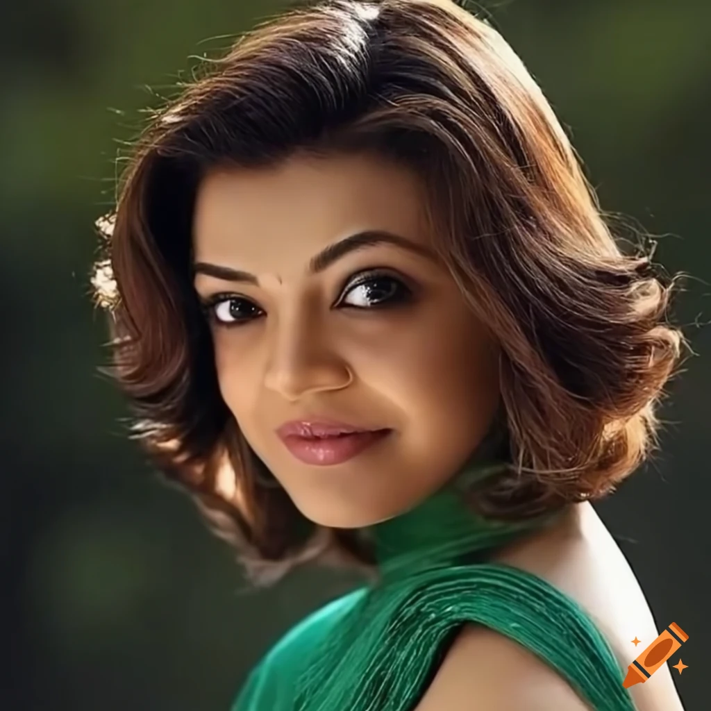 Kajal agarwal with a stylish bob haircut