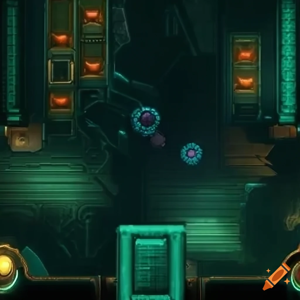 Pixel art of rocky tiles from Metroid Zero Mission on Craiyon