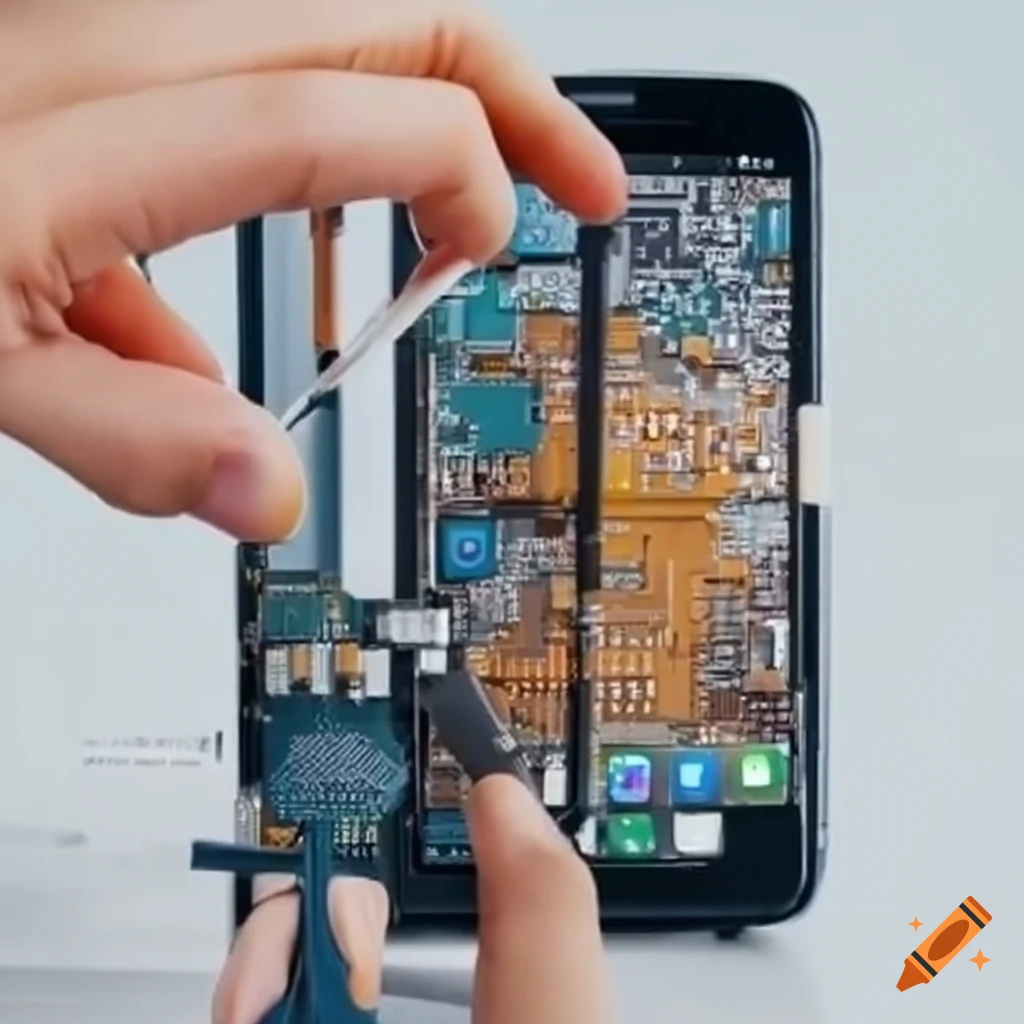 Reparación de celulares y electrónicos on Craiyon