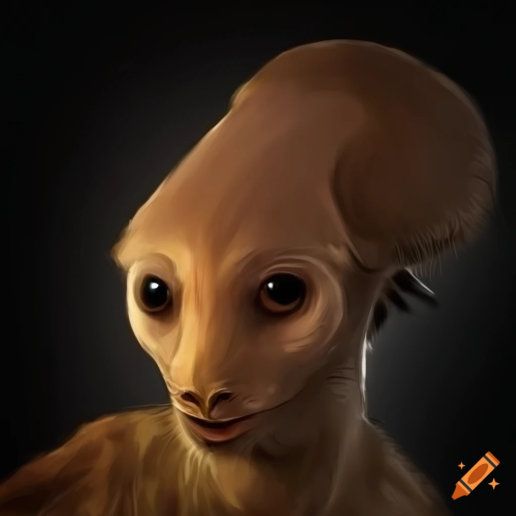 Representation of anxiety as a creature on Craiyon