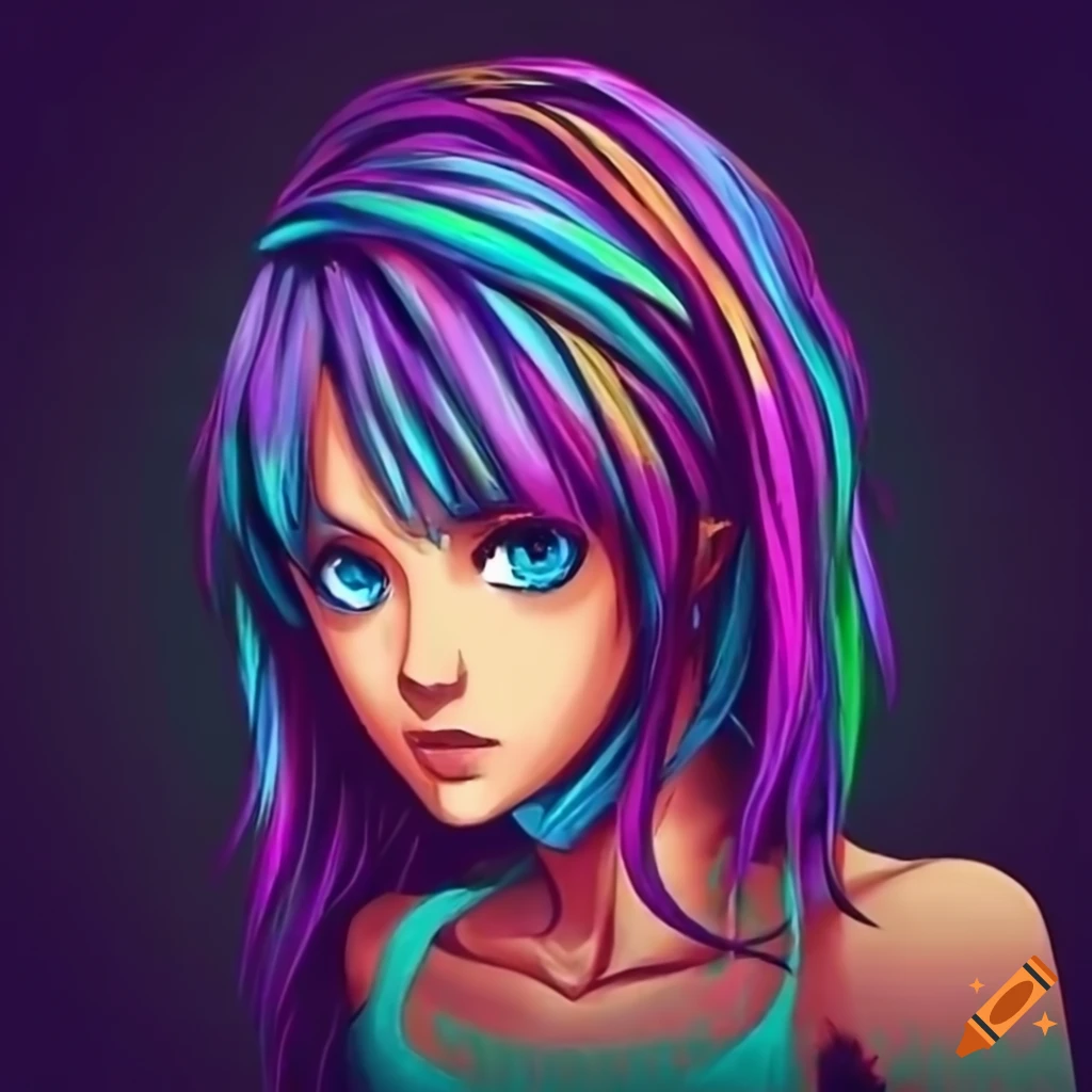 Abstract digital art of distinct realms on Craiyon