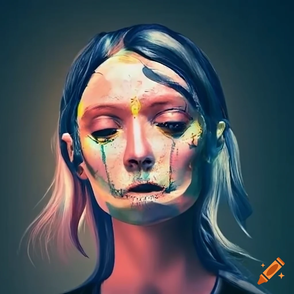 Illustration depicting social standards on Craiyon