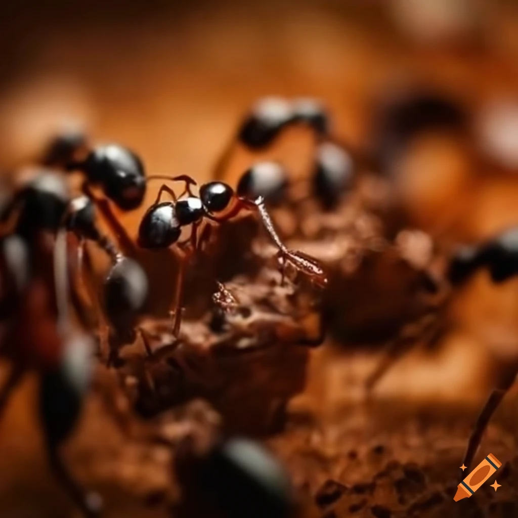 Ants colony on Craiyon