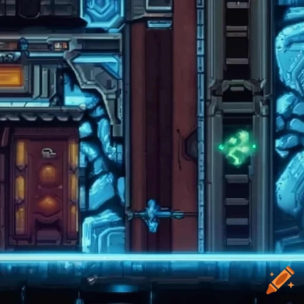 High-resolution sprites of metroid dread game on Craiyon