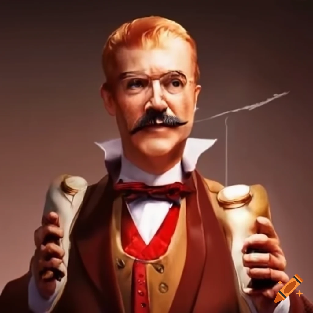 Image of a ringmaster clown on Craiyon