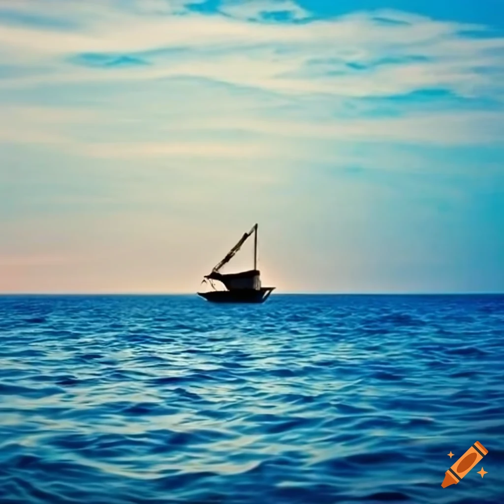 Boat sailing on a sunny day