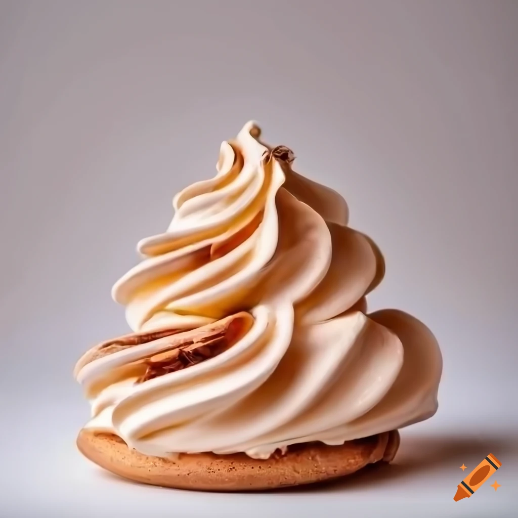 Whipped cream with cinnamon sticks on Craiyon